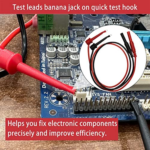 24 Pcs Multimeter Test Leads Set with Alligator Clips Insulation ...