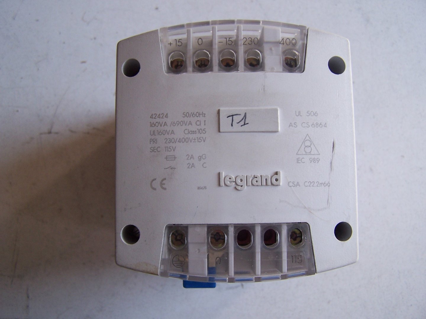 Transformateur LEGRAND 42424 PRI 230/400V SEC 115V 160VA | eBay UK