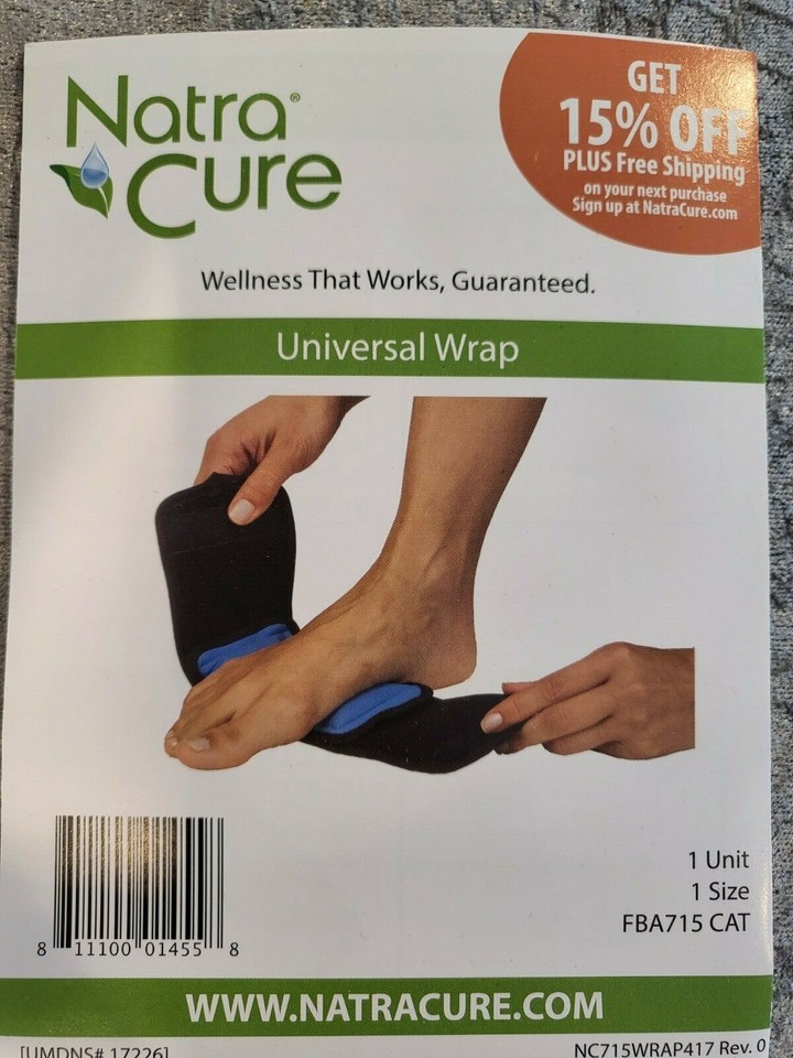NatraCure Universal Cold Pack Ice Wrap – Gel Ice Pack Compress With ...