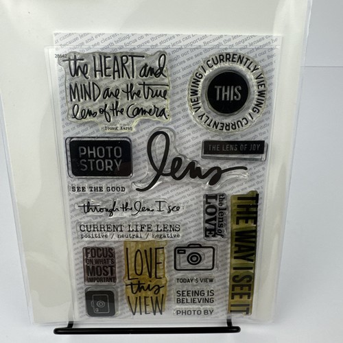 Ali Edwards Story Stamp Lens Journaling Scrapbooking Clear Stamps | eBay