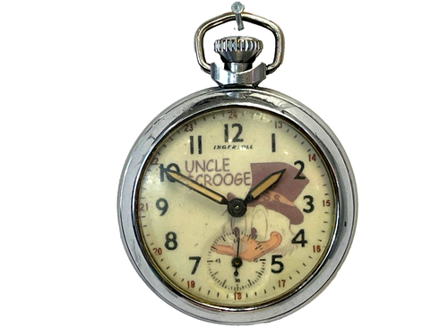 Vintage DONALD AND DAISY DUCK POCKET WATCH, STILL WORKS | eBay