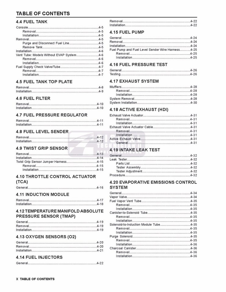 Printed Service Repair Work Shop Manual 2013 Harley Davidson Touring ...