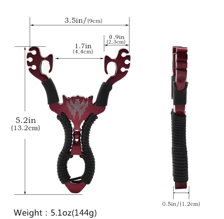 Slingshot Catapult Alloy Handle powerful Sling Shot Outdoor Game ...