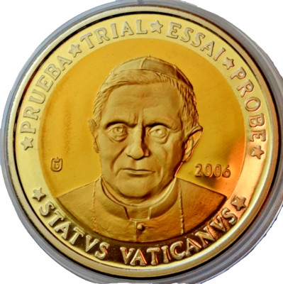 10 Euro 2007 Vatican City, Pattern Coin, Pope Benedict XVI | eBay