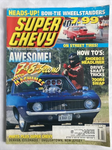 1996 February Super Chevy Magazine Shoebox Headliner 700R4 Swap (MH431 ...