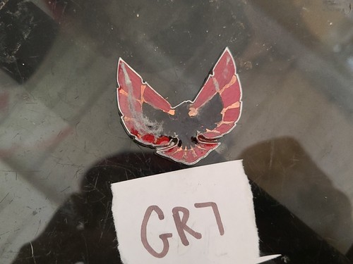 VINTAGE PONTIAC FIREBIRD STICK ON EMBLEM OEM BIN GR7 | eBay