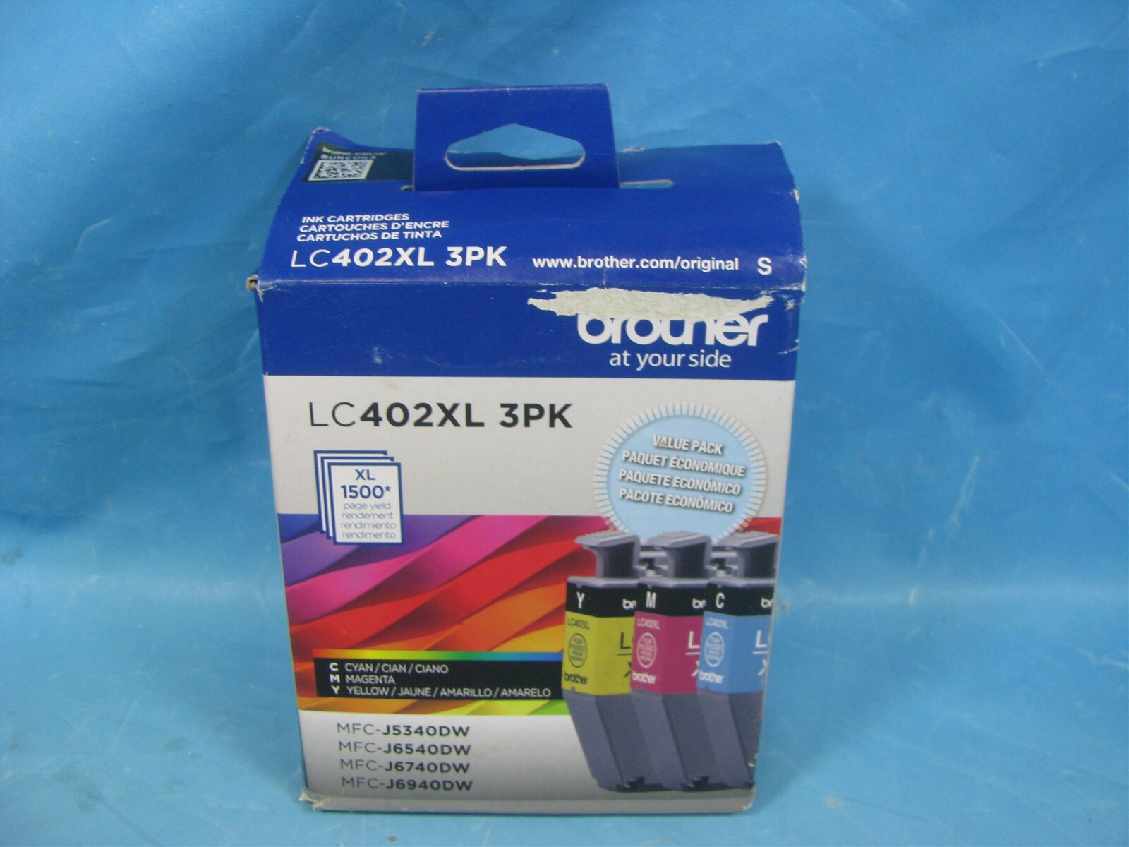 Genuine Brother Color LC402XL 3PK High Yield CYAN, MAGENTA, YELLOW Ink ...