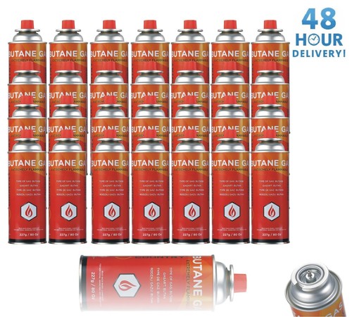 28 X BOTELLAS DE GAS BUTANO BOTELLA CAMPING PARRILLA PORTÁTIL ...