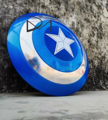 Captain America Shield Prop Blue Marvels Avengers Action Shield Cosplay ...