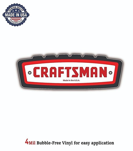 CRAFTSMAN TOOLS VINYL DECAL STICKER CAR BUMPER 4MIL BUBBLE FREE US MADE ...