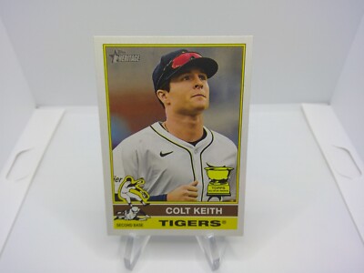 2025 Topps Heritage Colt Keith All Star Rookie Cup Detroit Tigers #255 ...