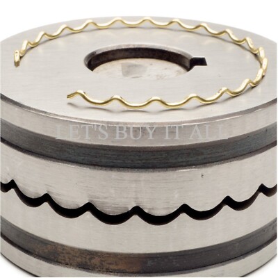 Bangle Dapping Die 24 Wave Design - Bangle Bracelet Forming Die Press ...