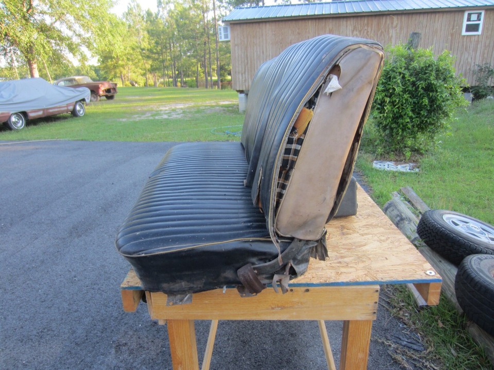 1955 Chevrolet Bel Air Front Split Bench Seat With Chrome Side Trim ...