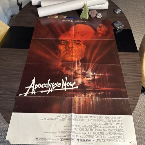 Apocalypse Now 1979 Original folded US one sheet Movie Poster Coppola ...