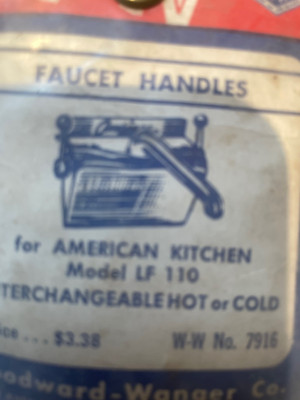One Set Of Two Vintage American Kitchens Stick Shift Handles NOS | eBay