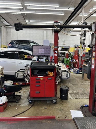 alignment machine hunter 4 post lift rack machine and rack | eBay