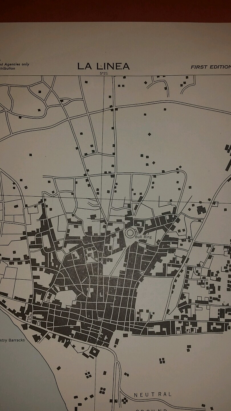 1943 US Army Map City Plan of La Linea Spain | eBay UK