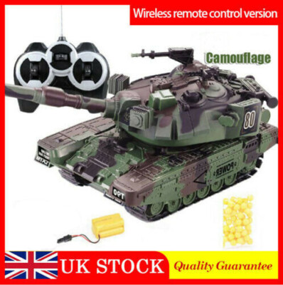 1:32 Remote RC Tank BB Bullet Firing Gun M1A2 Radio Army Battle Model ...