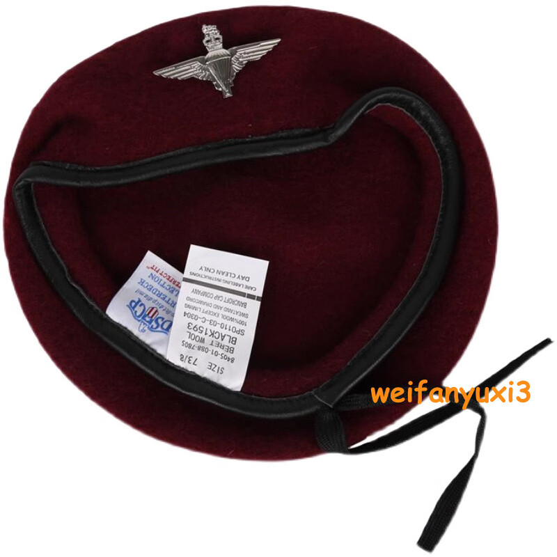 UK British 1st Parachutist Airborne Parachute Regiment Red Wool Beret ...