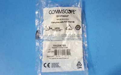 2 pcs- M-Series Modular Jack, Cat6 Unshielded, 700206758, CommScope ...