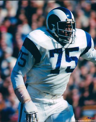 Deacon Jones #75 Los Angeles Rams Licensed Unsigned Glossy 8x10 Photo ...