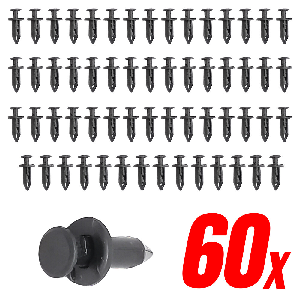 Mean Mug Auto 60x Rocker Panel Wheel Liner Clips Replaces GM Honda Ford ...