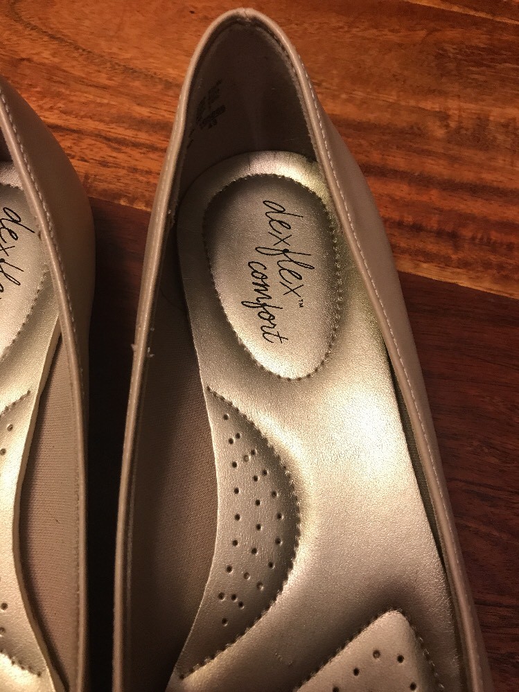 DEX FLEX COMFORT TAN BROWN FLATS DRESS SHOES SIZE 8.5 (CT) | eBay