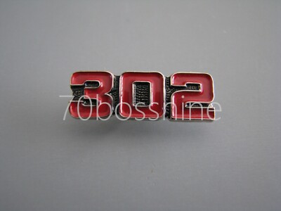 FORD 302 ENGINE LOGO RED 1" AUTOMOTIVE HAT PIN LAPEL PIN | eBay