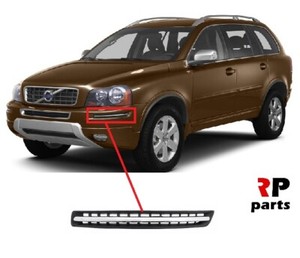 FOR VOLVO XC90 2007 - 2015 NEW FRONT BUMPER MOLDING TRIM BLACK/CHROME ...