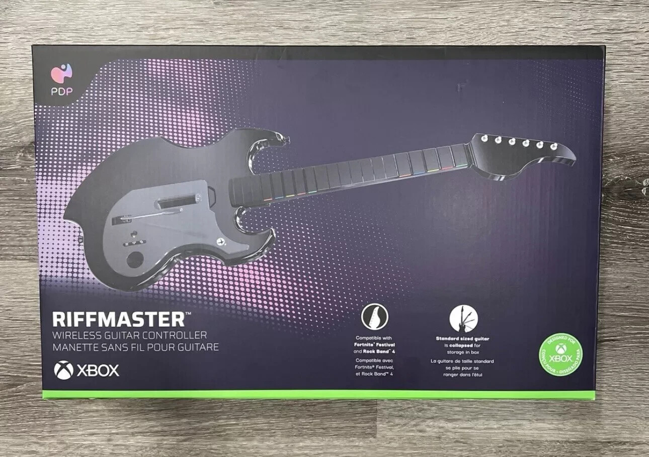 PDP RIFFMASTER Wireless Guitar Controller for Xbox Series X|S Xbox One ...