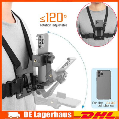 Handy Brusthalterung Chest Halter Strap Bracket für iPhone Samsung ...
