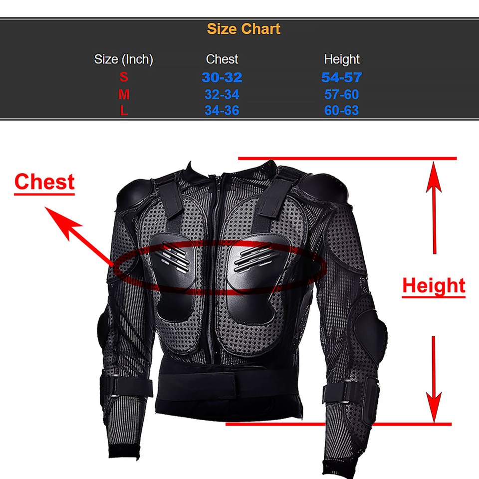 MOTORCYCLE MOTOCROSS BMX MX ATV BIKE GUARD KIDS PROTECTOR YOUTH BODY ...