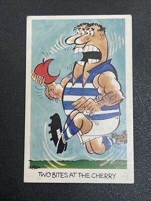 # 29 TWO BITES AT THE CHERRY GEELONG 1972 SUNICRUST WEG'S FOOTY FUNNIES ...