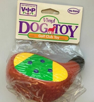 Vo-Toys Vinyl Golf Club Dog Toy Driver Wedge Putt Xpet Doggie Open Play ...