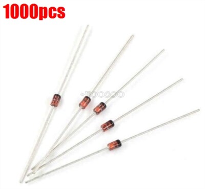 1000Pcs 3.9V 1W Zener Diode Diode 1000Mw DO-41 1N4730A ii | eBay