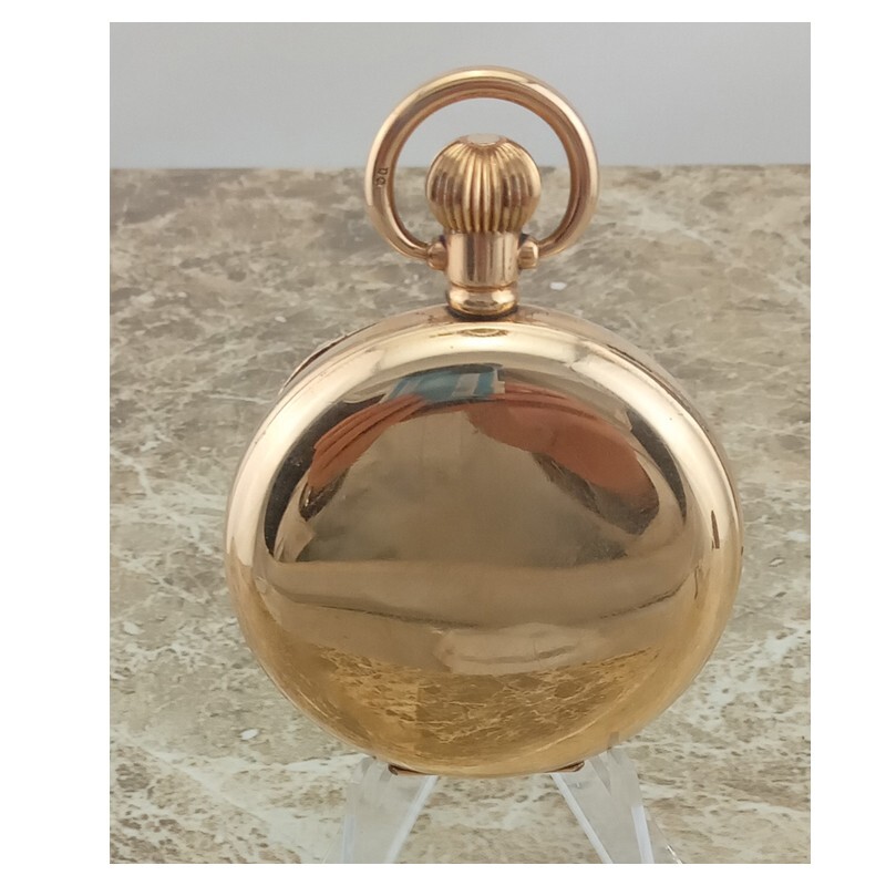 14k Gold Cortebert Cal. 529 Bibby Line Liverpool H… - Gem