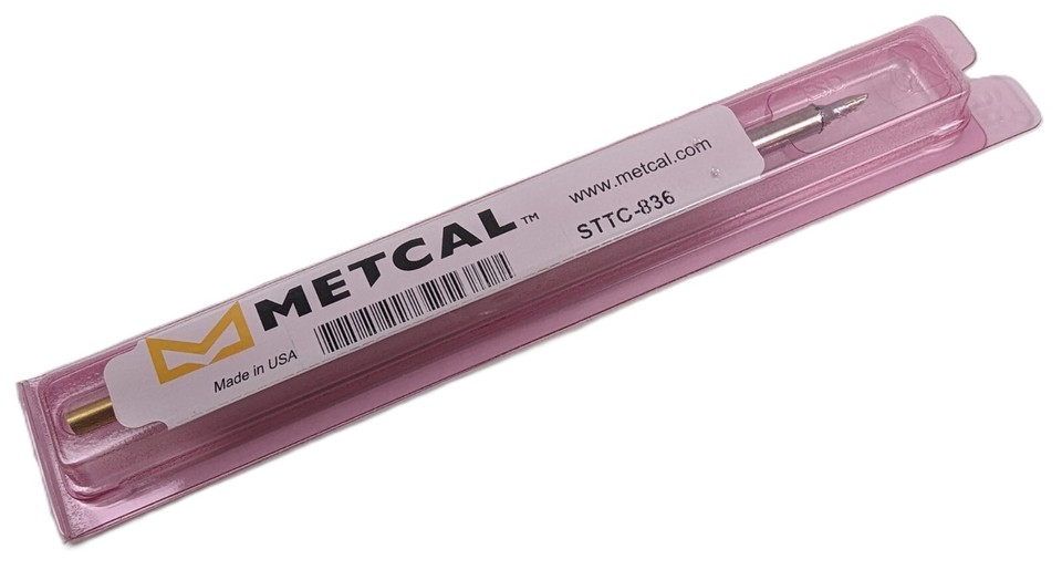 2 Metcal STTC-836 Soldering Tip Cartridge Chisel 30degrees 2.5mm Tip ...