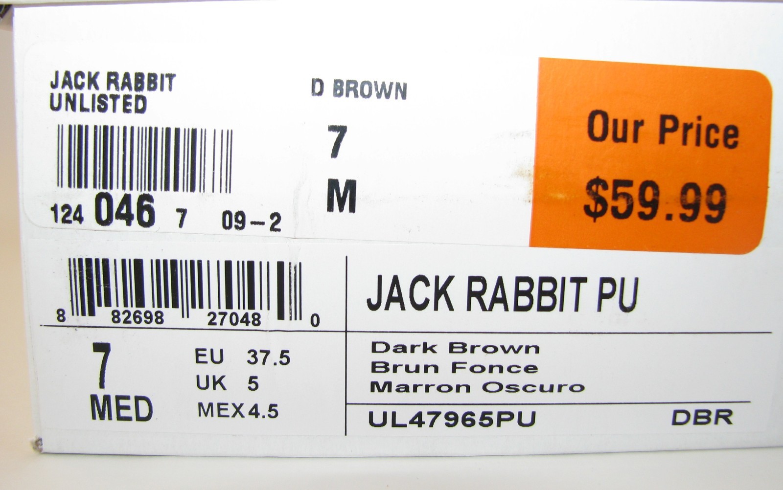 UNLISTED by KENNETH COLE DARK BROWN JACK RABBIT PEEP-TOE BOOTIE/HEELS ...