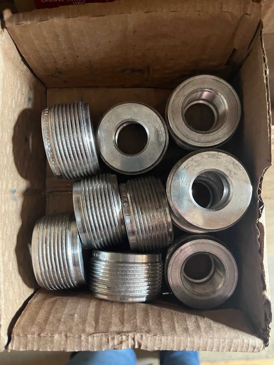 Box Of 10 Crouse Hinds RE52 SA Conduit Hub Reducer 1-1/2in To 3/4in | eBay