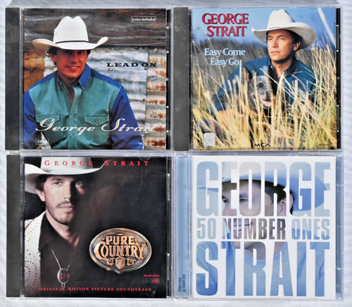 Lot of (4) George Strait CDs | eBay
