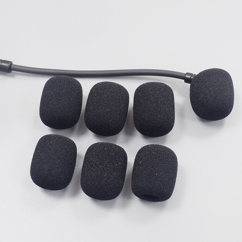 10PCS Microphone Sponge Cover Windscreen Foam Cover For Gaming Headset ...