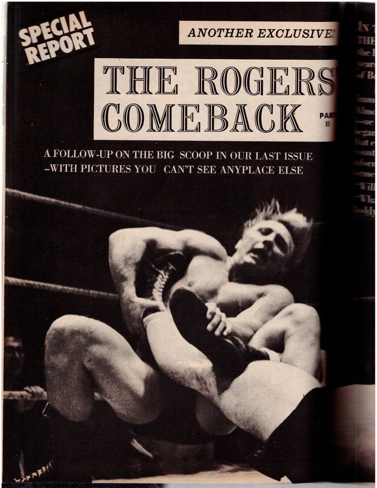 The Wrestler Magazine Feb 1968 Buddy Rogers Lou Thesz Vintage Wrestling ...