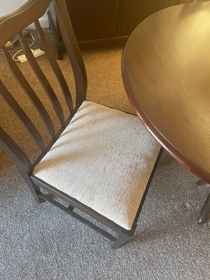 Stag Minstrel Extendable Dining Table With 4 Chairs | eBay UK