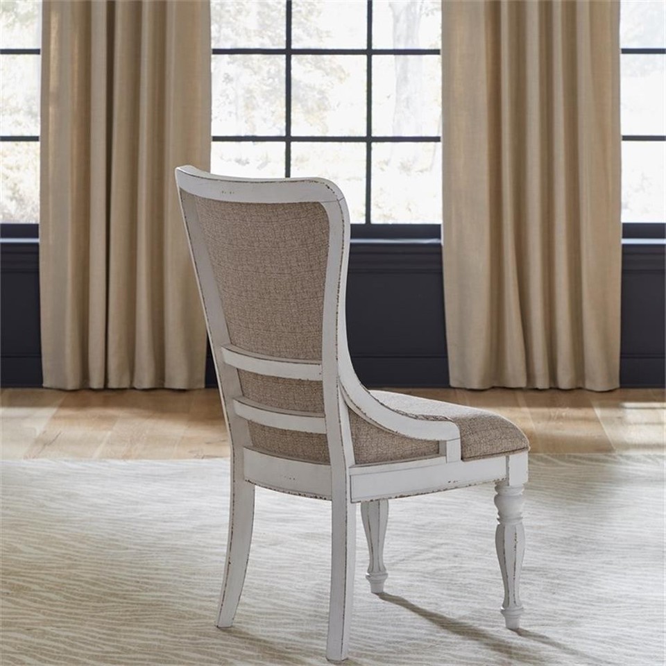 Liberty Furniture Magnolia Manor 42" Wood Side Chairs in White (Set of ...