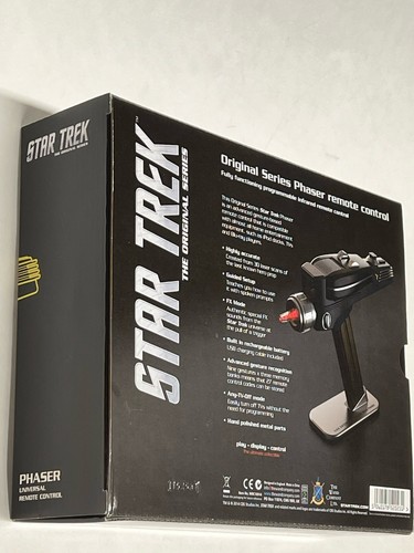 Star Trek PHASER Universal Remote Control Prop by The Wand Company New ...