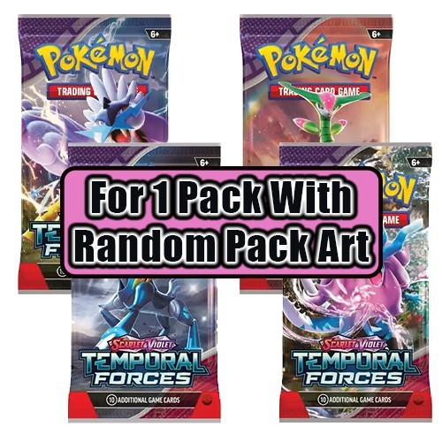 Pokemon Temporal Forces Booster Pack - Ebay Live - Rip & Ship | eBay