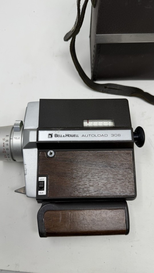 Vintage Bell & Howell Autoload 308 Super Eight Movie Camera w/Case ...