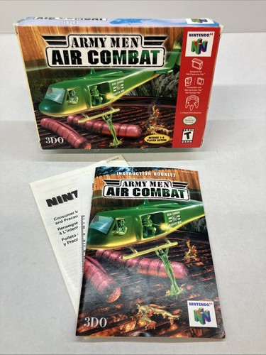 Army Men Air Combat (Nintendo 64 | N64) Authentic BOX And Manual ONLY | eBay