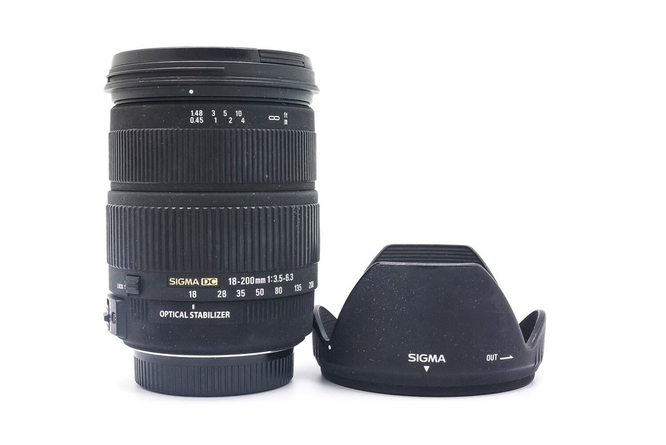 Sigma DC AF 18-200mm f/3.5-6.3 OS Lens for Sigma SA Mount Camera Body ...
