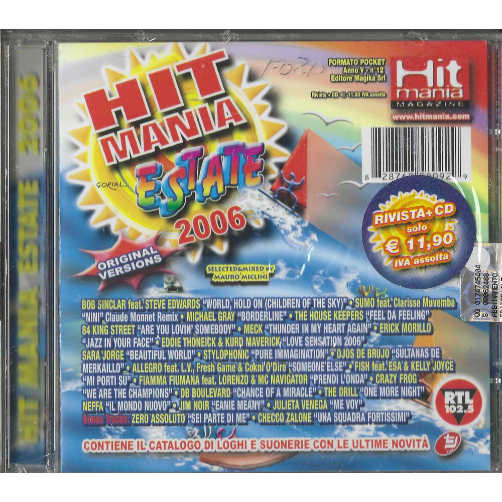 Various CD Hit Mania Estate 2006/Magika – MGK071 Sealed | eBay